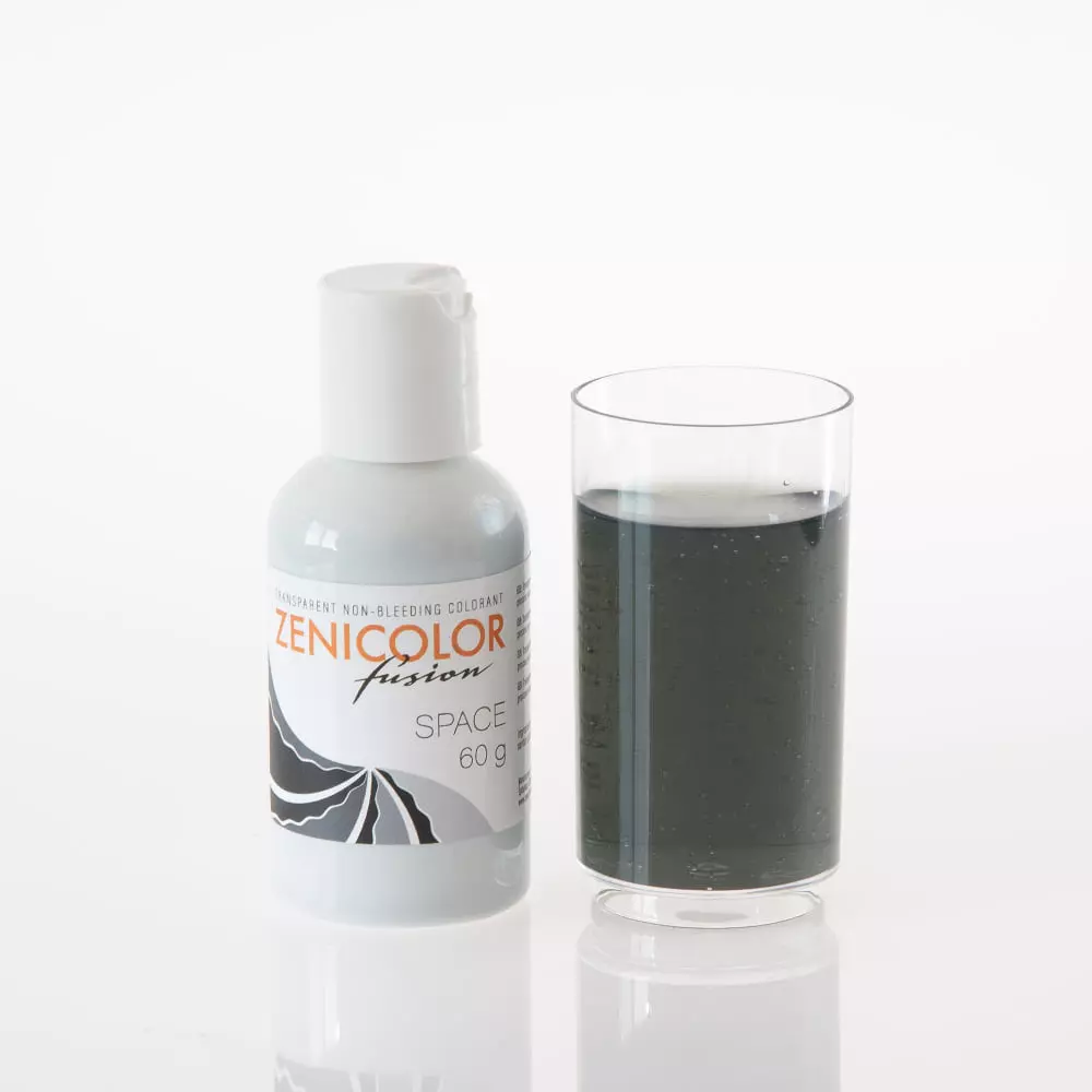 Краситель чёрный для мыла с нуля и гелей zenicolor fusion space ...